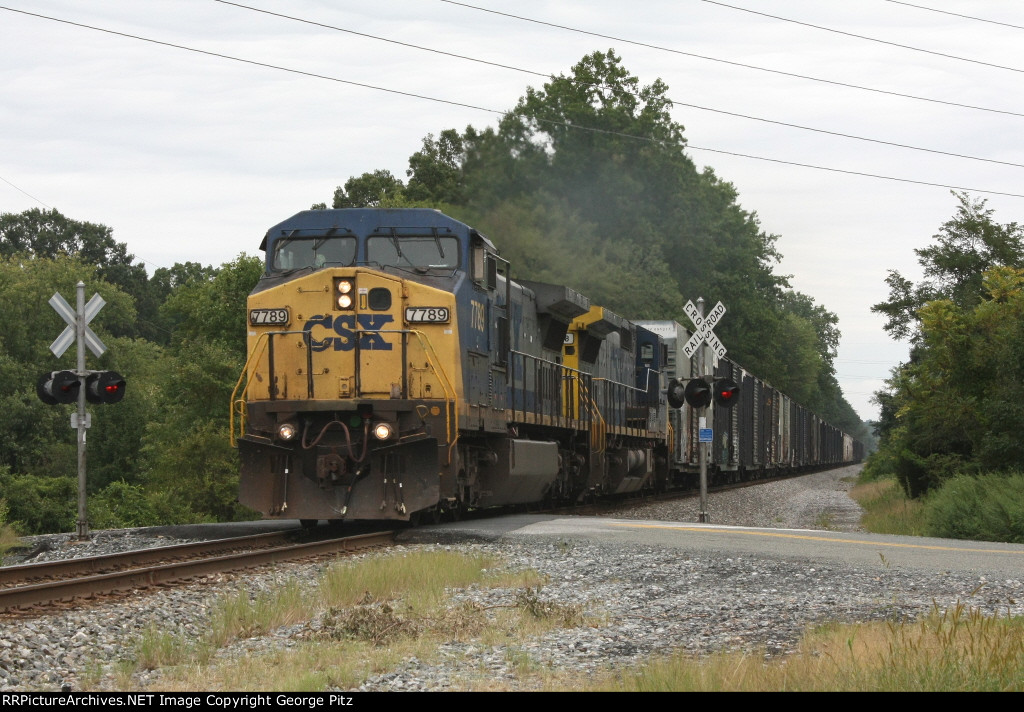 CSX D777 at Clayton Road crossing